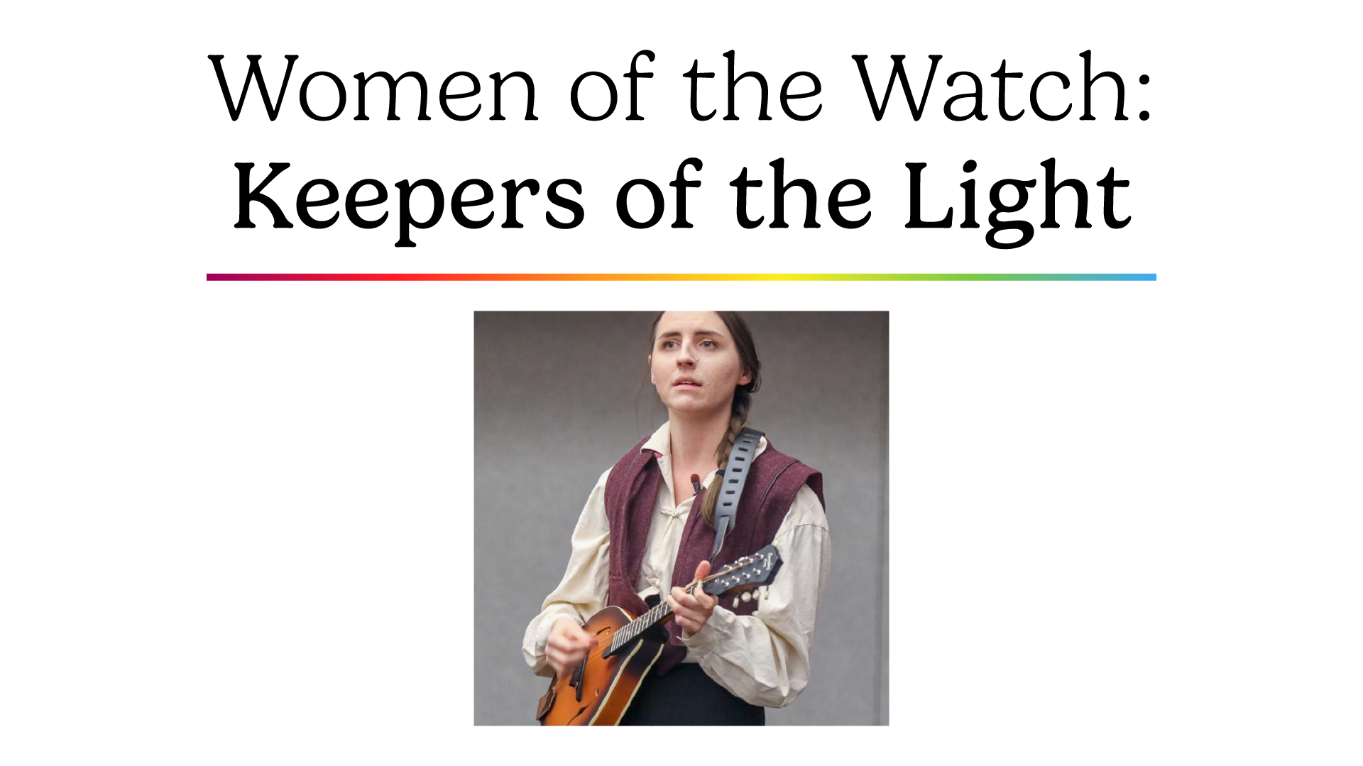Women of the Watch: Keepers of the Light — Kalamazoo Public Library