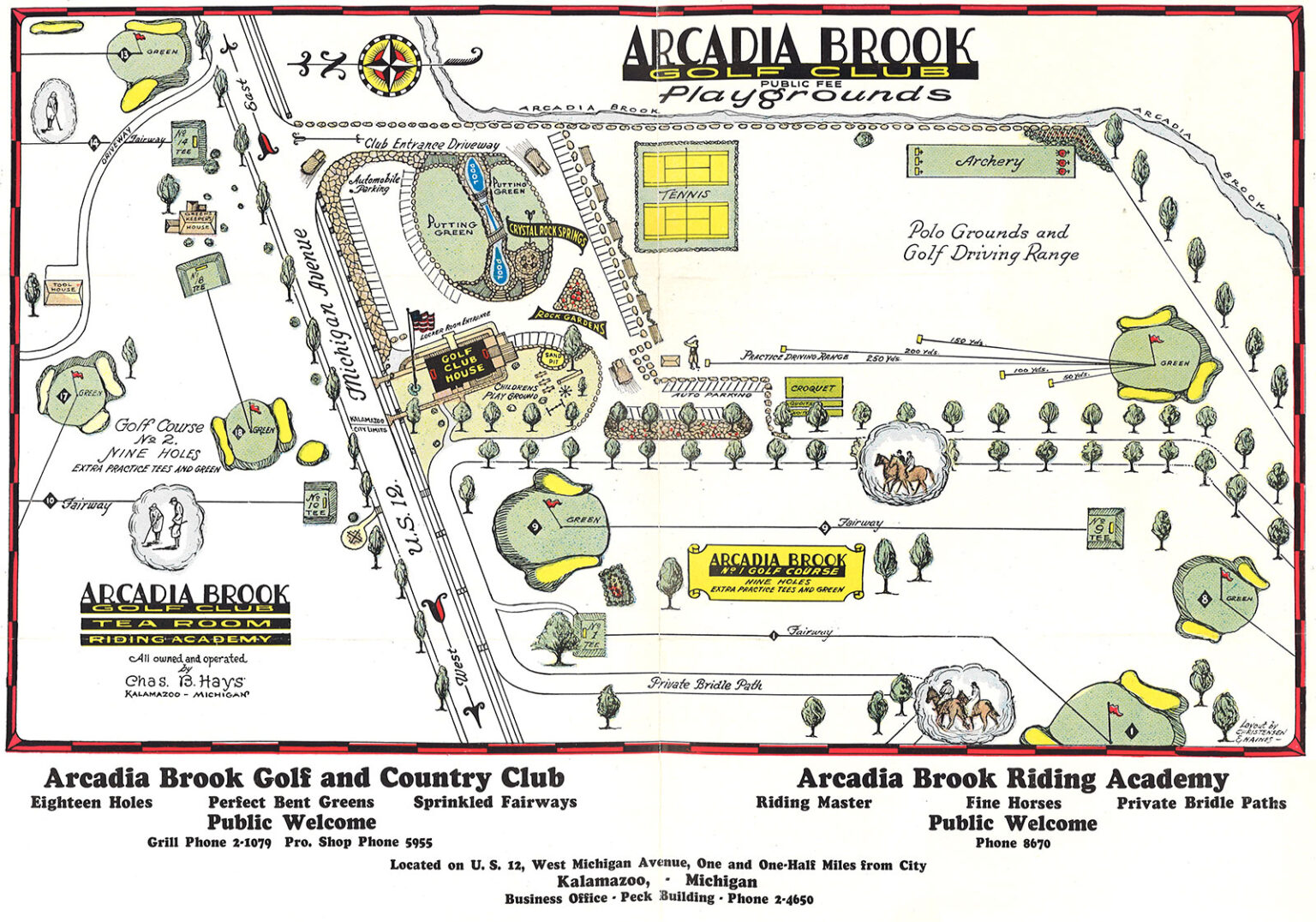 Arcadia Brook Golf Course — Kalamazoo Public Library